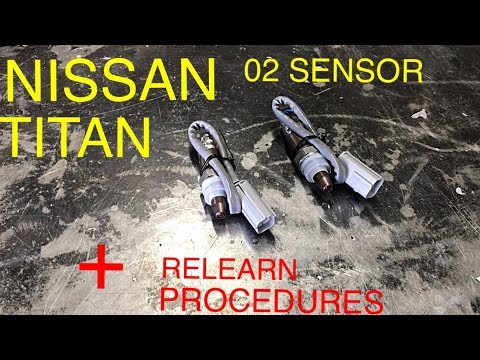 Nissan Titan Air fuel sensor (O2 sensor) Replacement and Relearn Procedure