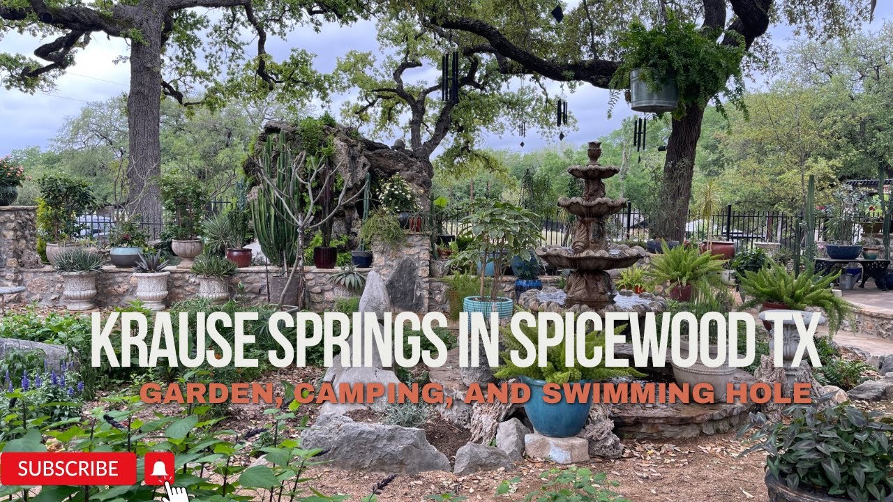Krause Springs Garden, Camp Grounds, and Swimming Hole Walkthrough
