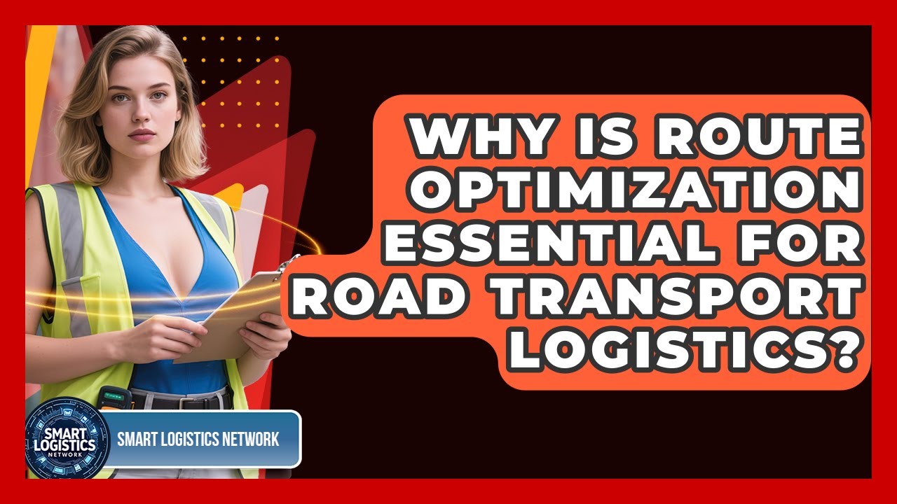 Why Is Route Optimization Essential For Road Transport Logistics? - Smart Logistics Network