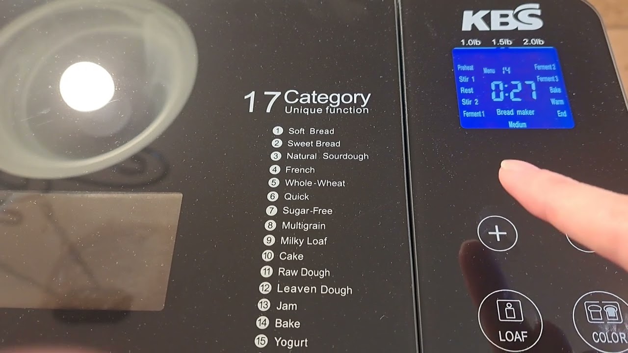 KBS Bread Machine: Bake Function!!  MBF-010