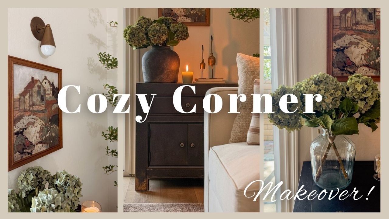 || Cozy Vintage Corner Makeover || DIY || New Thrifted Items || 2026 Decorate With Me ||