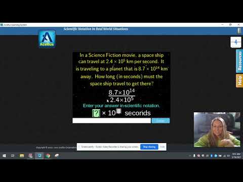 Scientific Notation in Real World Situations