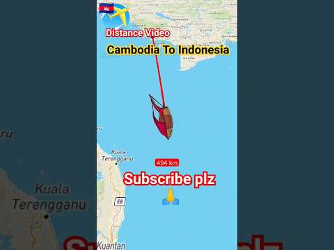 Cambodia to Singapore Distance Video | #shorts #trending #viral #shortvideo #youtubeshorts #short