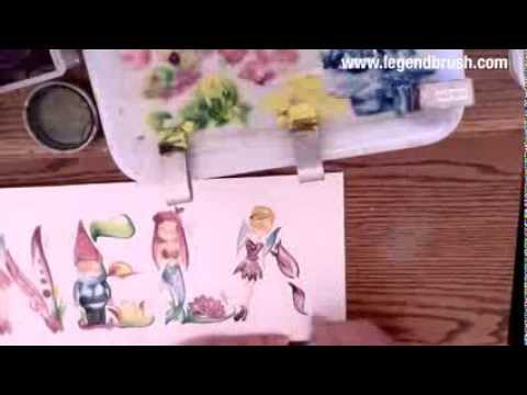 Name Painting - Fairies, Gnomes & Mermaids