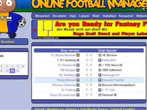 online footbal manager