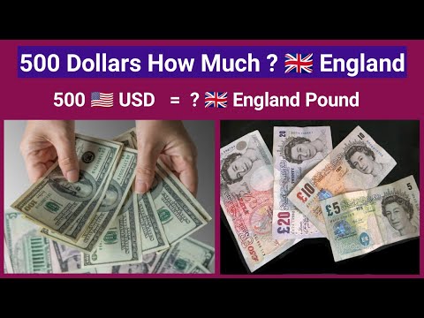How Much 500 United States Dollar in British Pound Sterling | 1000 Dollar in Pound Sterling
