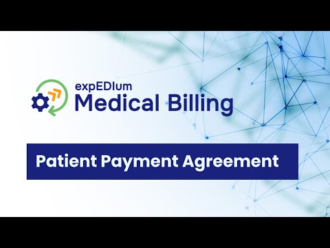 expEDIum Medical Billing Software - Patient Payment Agreement Feature Tutorial