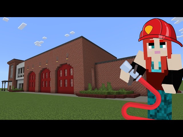 Fire Station - Download + Tutorial Minecraft Map