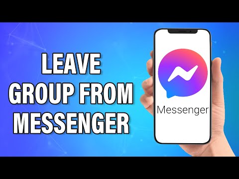 How To Leave Group Chat In Messenger 2022 | Exit From Facebook Messenger Group Chat