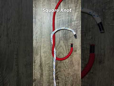 Knot of the Day - Square Knot #short (More info in description)