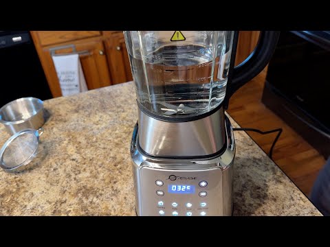Heated High-Speed Blender has Stainless Steel Components