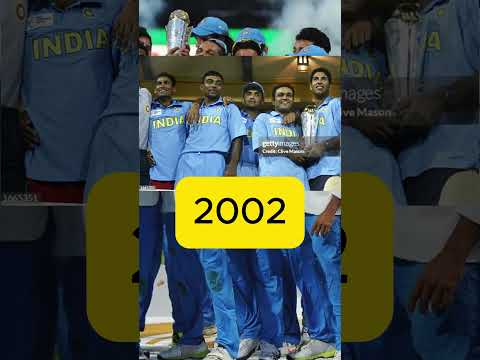 1998 to 2025 Evolution of ICC Champions Trophy Trophy Champions Trophy 2025
