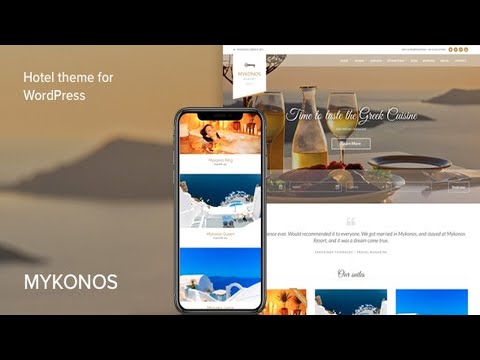Mykonos Resort - Hotel Theme For WordPress Free Download