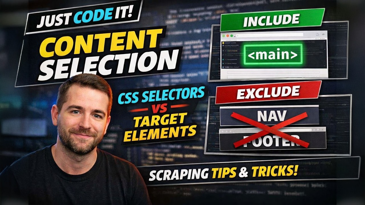 Crawl4AI for Beginners: CSS Selectors vs Target Elements PT 4