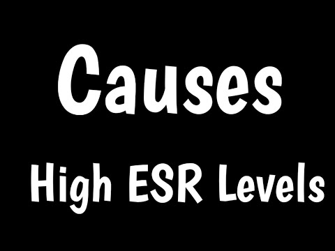 Causes Of High ESR Levels | Erythrocyte Sedimentation Rate | Normal Range |