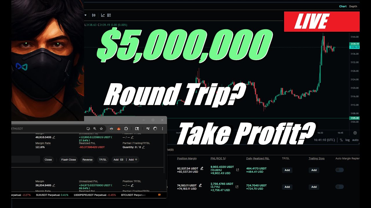 $5,000,000 Million Dollar Live Trade