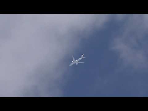 PH BKC KLM Boeing 787 10 Dreamliner shining seen Cambridge UK 13june2020 3p AMS 2 YYZ