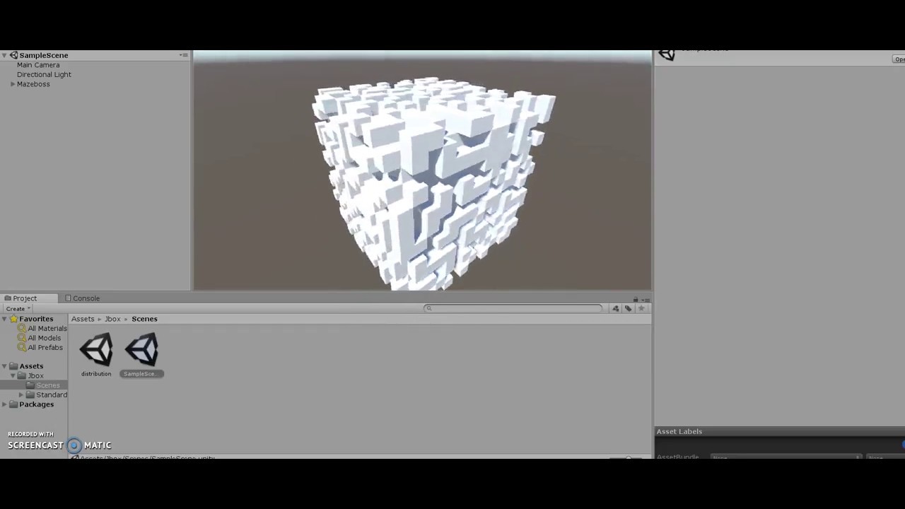 Prims Algorithm 3d Maze Unity