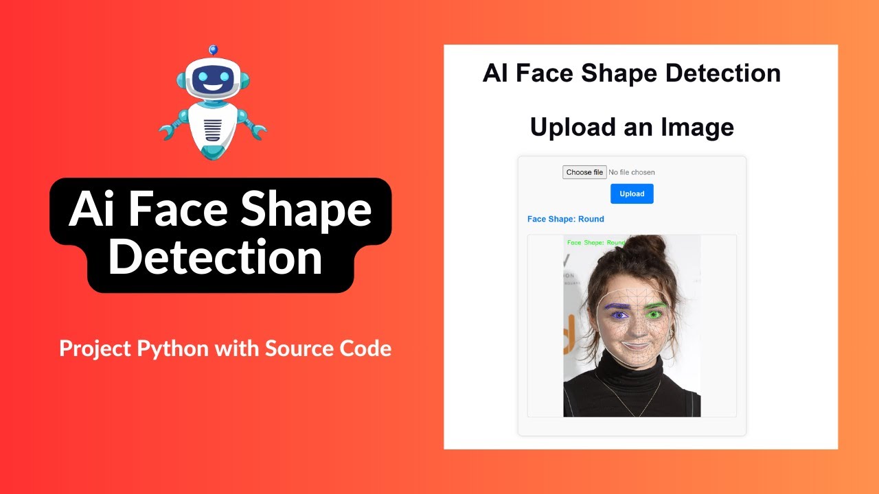 Ai Face Shape Detection Project Python with Source Code