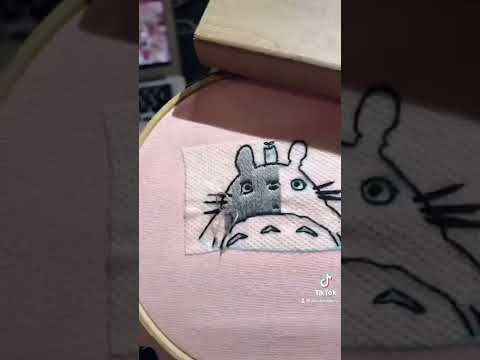 My Neighbor Totoro Embroidery - Studio Ghibli