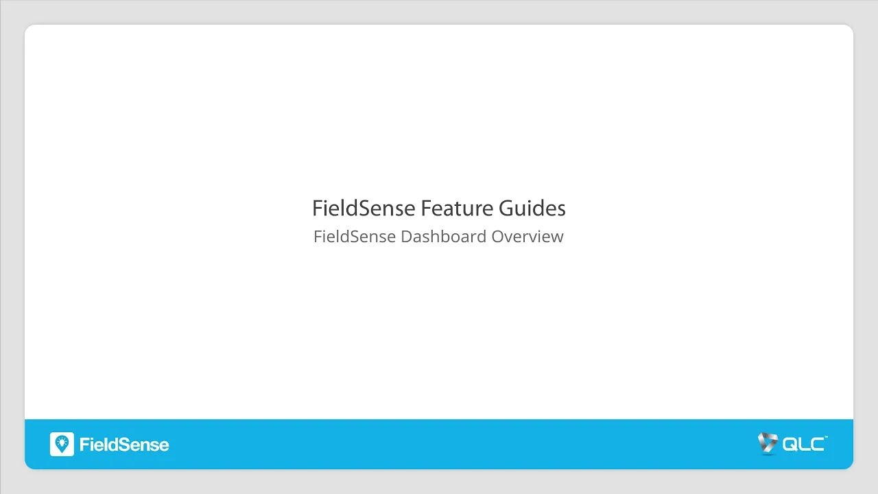 FieldSense Dashboard Overview