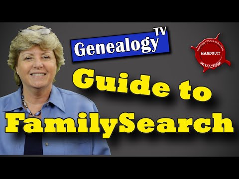 Users Guide to FamilySearch