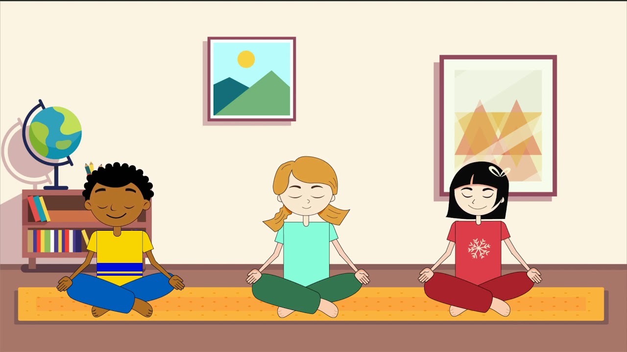 5 Minutes Mindfulness - Sitting still like a frog -For Classrooms, Educators and Families