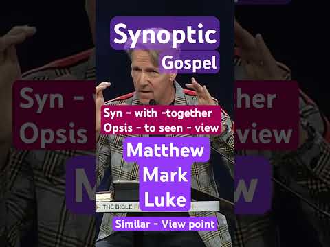 Matthew - Synoptic Gospels