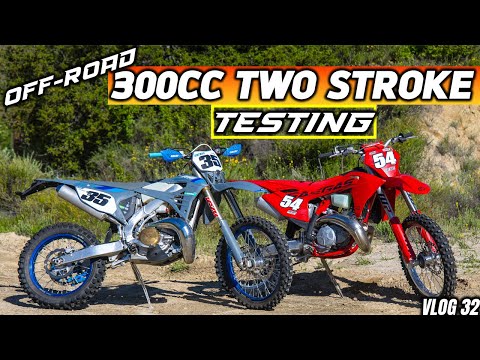 300cc TWO STROKE OFF-ROAD TEST DAY - DIRT BIKE VLOG 32