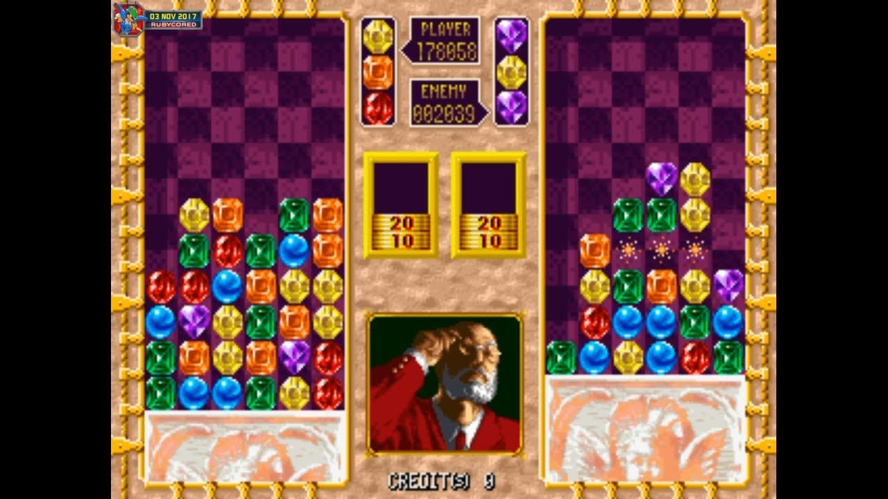 Stack Columns (1994, Arcade) - Full Longplay (Hardest)[1080p60]