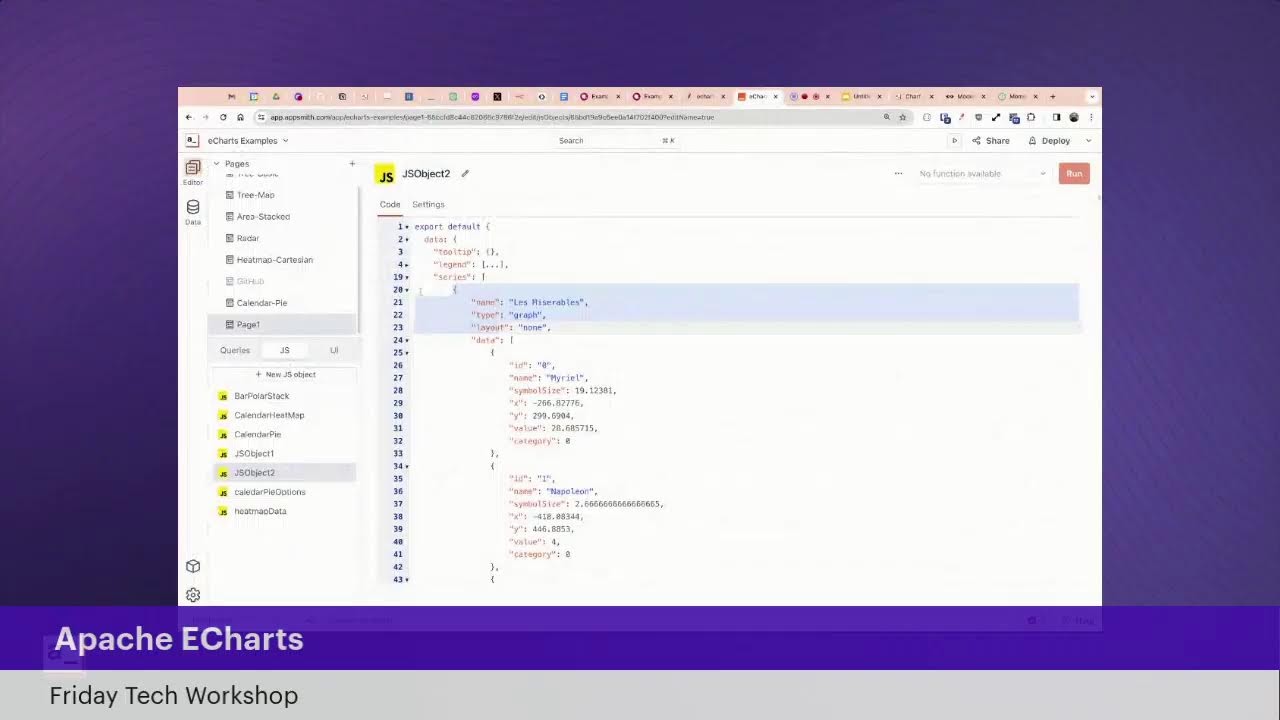 Friday Tech Workshop: Apache ECharts