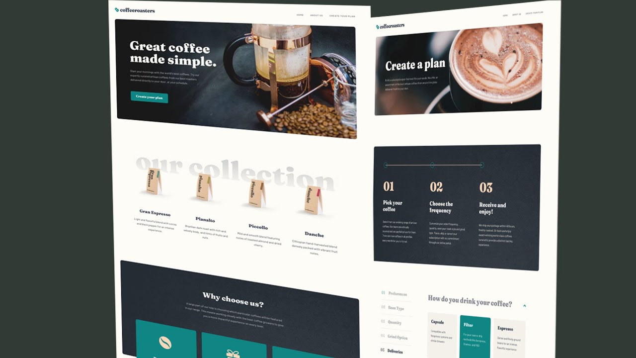 How to Make Coffee Shop Website Using React and Tailwind CSS