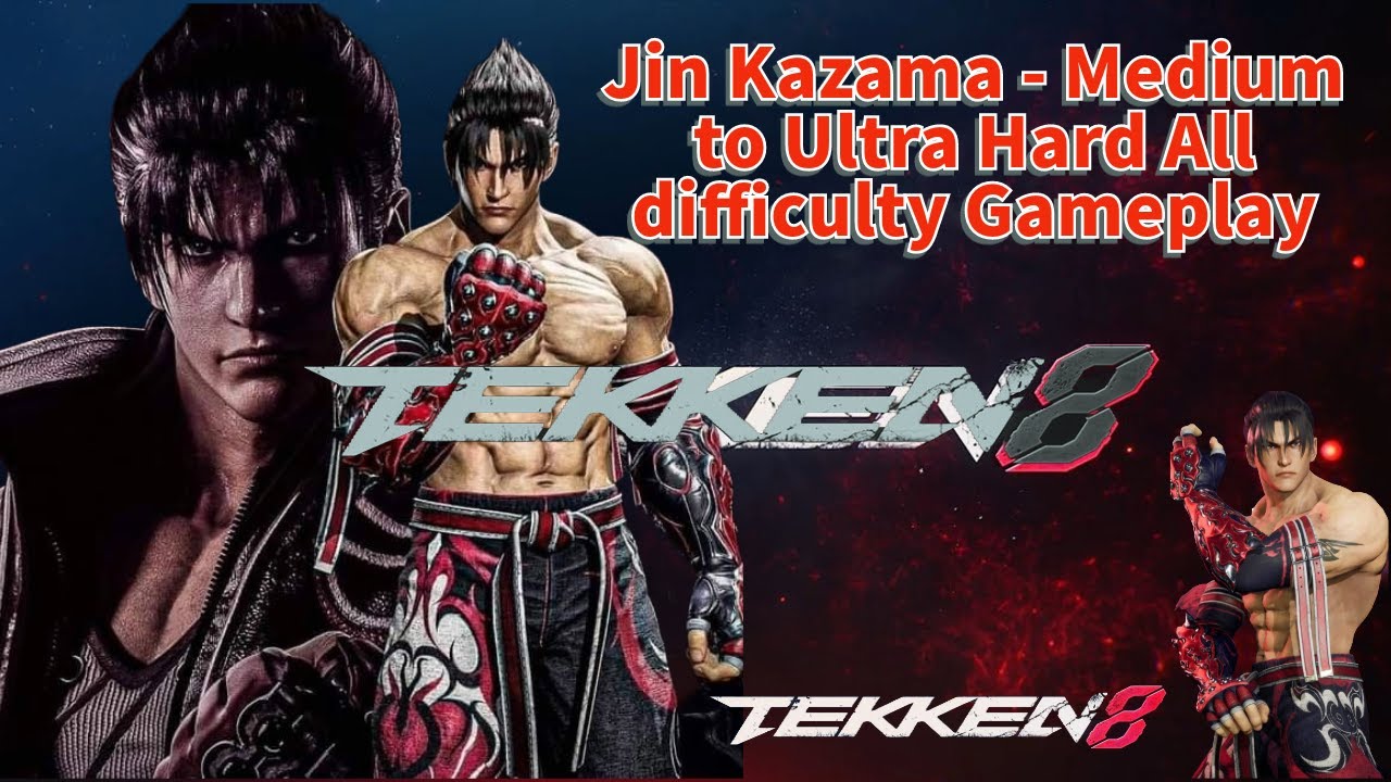 Tekken 8 - Jin - Medium to Ultra Hard - all difficulty Gameplay #tekken8 #viral #gameplay