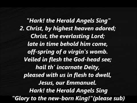 Hark! the Herald Angels Sing Hymn carol CHRISTMAS JAZZ Vocal lyrics words text sing along song