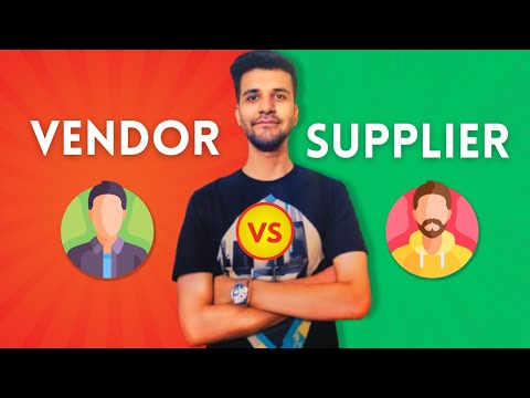Difference between vendor and supplier | Explained | Procurement Academy