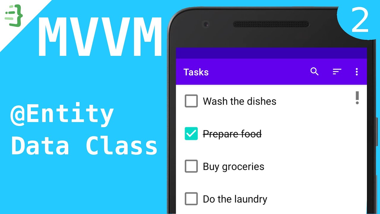 Layouts & Room Entity - MVVM To-Do List App with Flow and Architecture Components #2