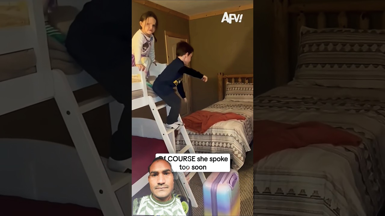 of COURSE she spoke too soon #shorts 😀😂