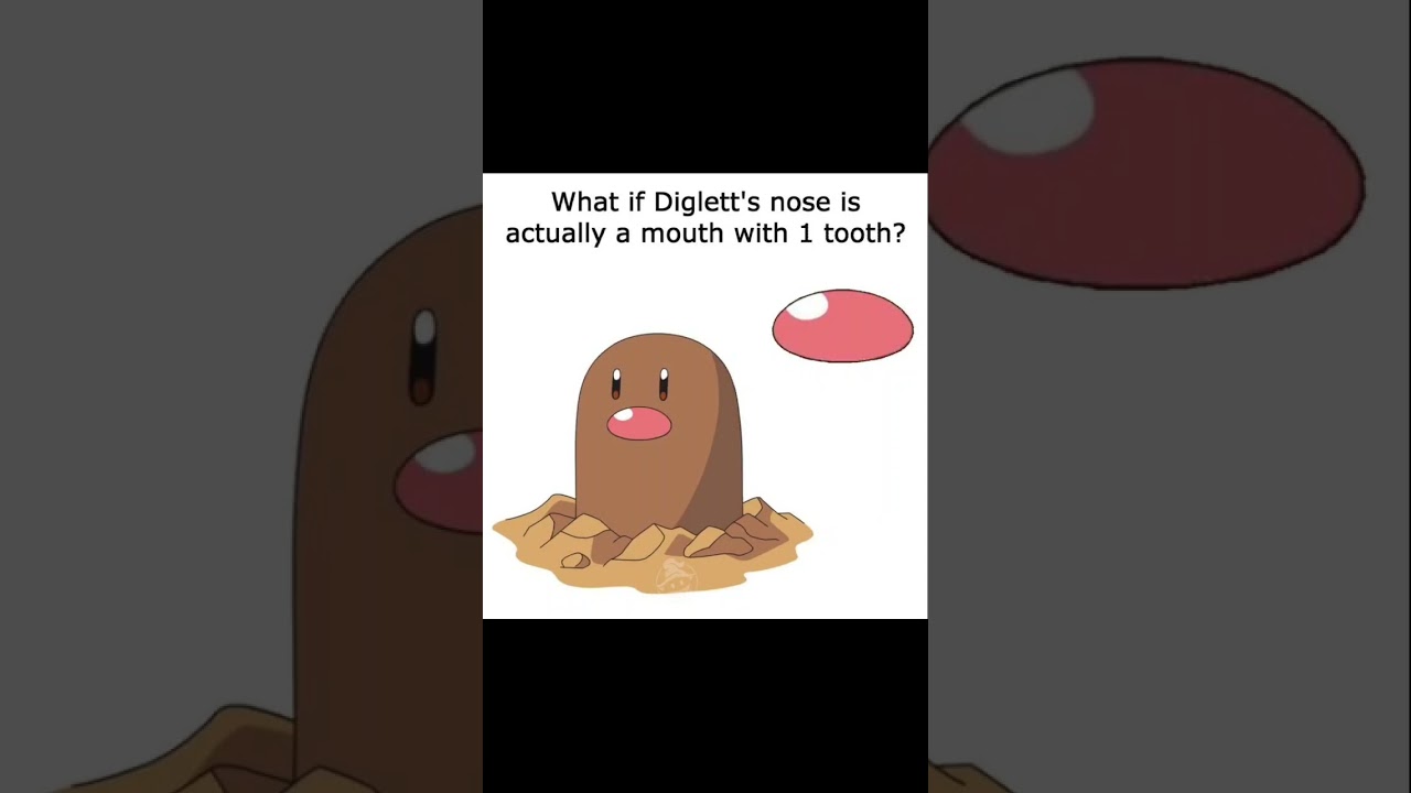 I don't think I'll ever unsee this #pokemon #diglett #meme #sp