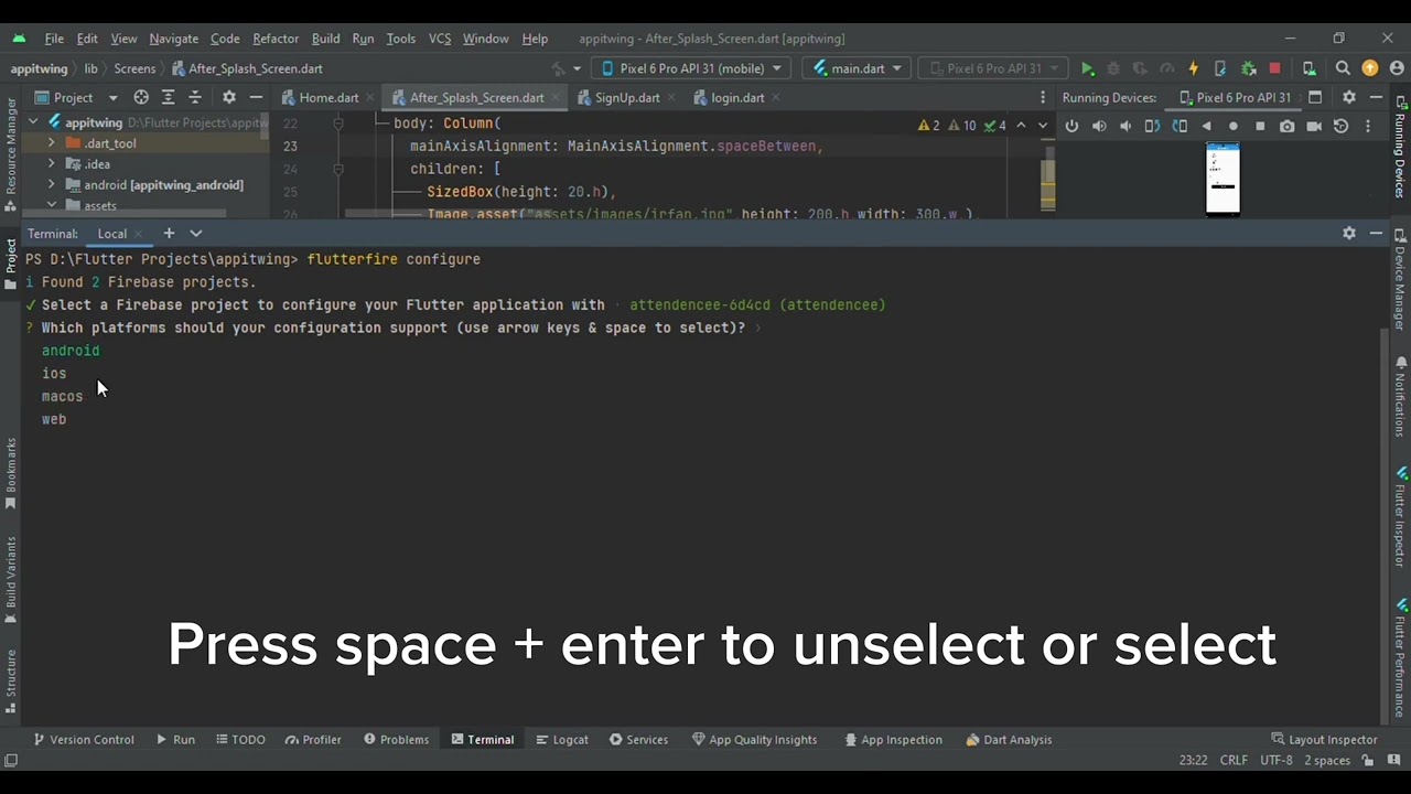 Unhandled Exceptions Host platform returns null value for non null return type. Firebase new way