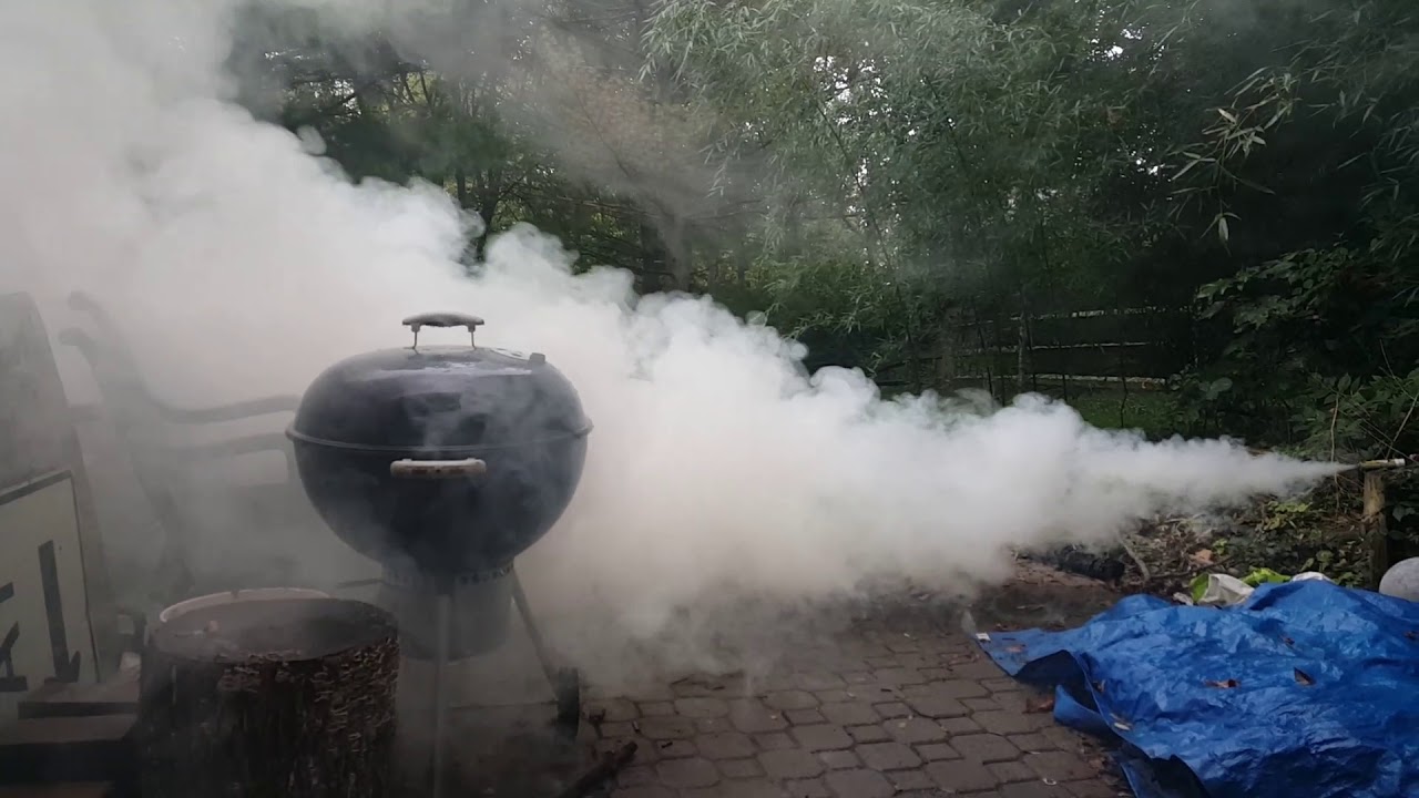Mammoth brand smoke canister demo