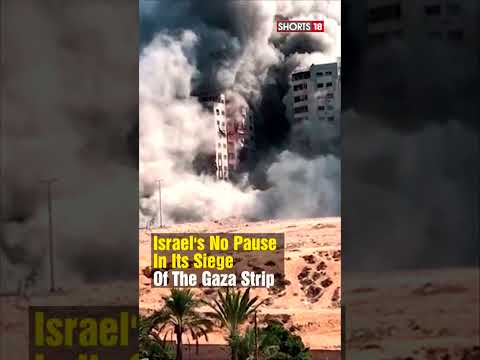 Israeli Forces Launches Deadly Attack On Hamas Hideouts At Gaza Strip | WATCH | N18S | #viral