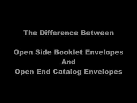 The Difference Between Open Side Booklet Envelopes And Open End Catalog Envelopes
