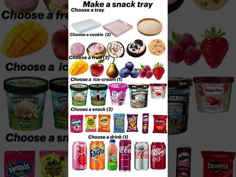 Make a snack tray for a movie!