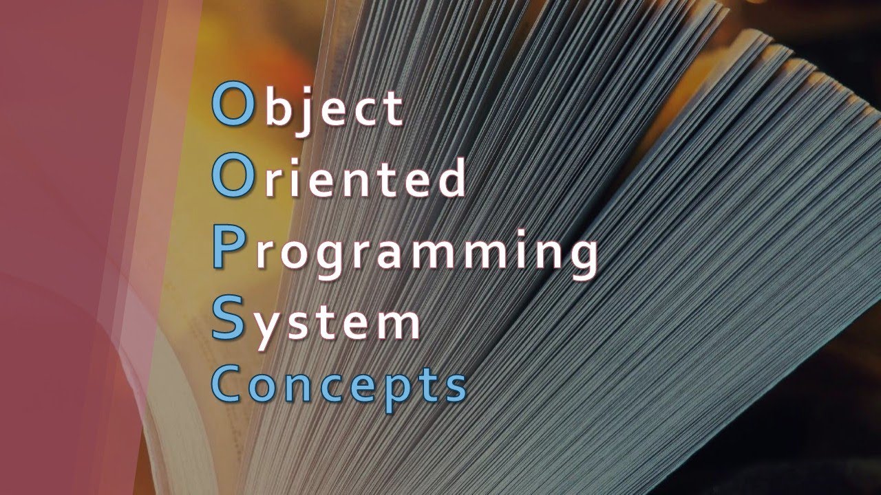 OOPS Concepts - Object Oriented Programming System Concepts