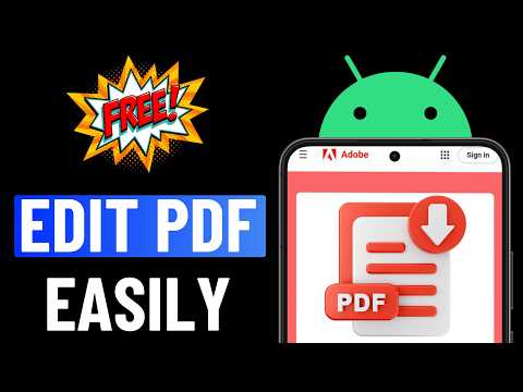How to Edit PDFs for Free on Any Android Phone (Best Free PDF Editor)