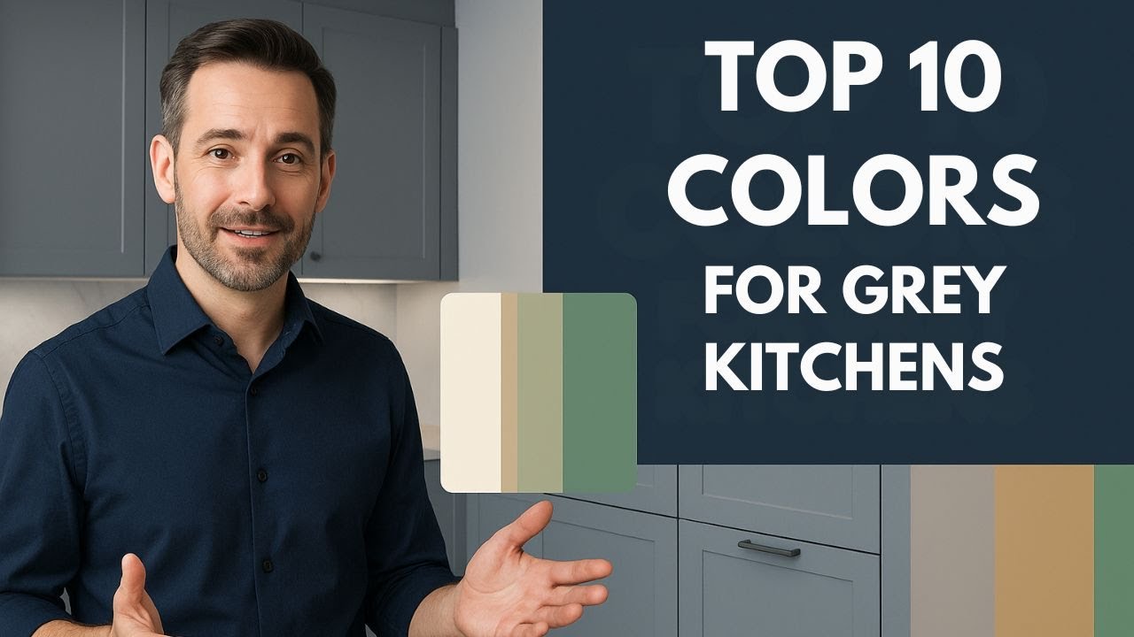 What Color Goes With Grey Kitchen Cabinets