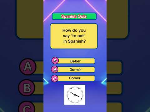 How do say “Eat “ in Spanish