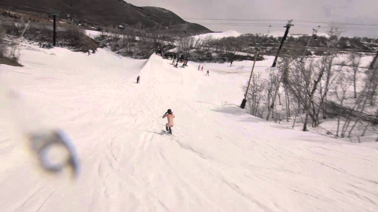 Naked Double Backflip Skis