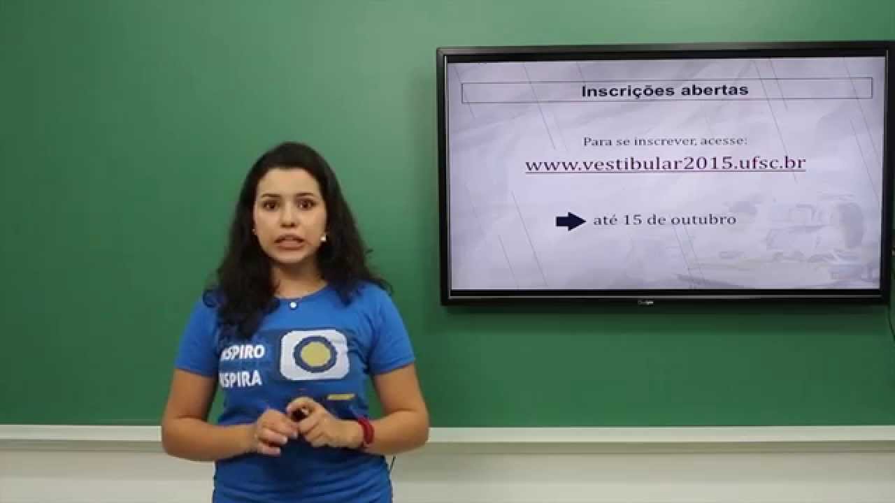 DICAS VESTIBULAR UFSC 2015