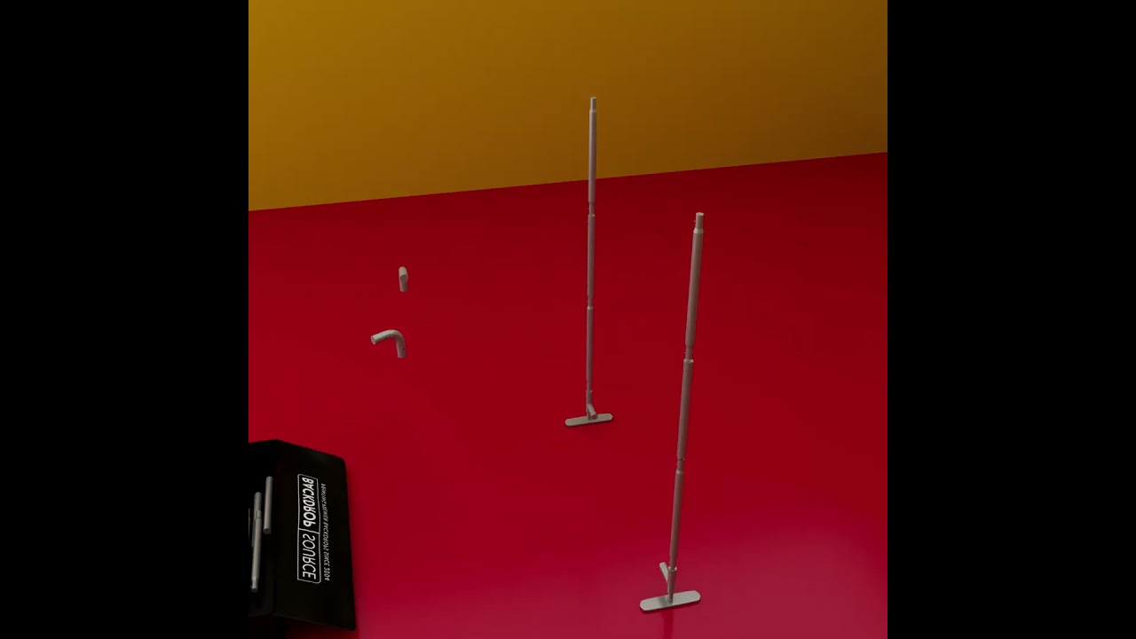 Straight Tension Fabric Backdrop Media wall Banner - 3D Video